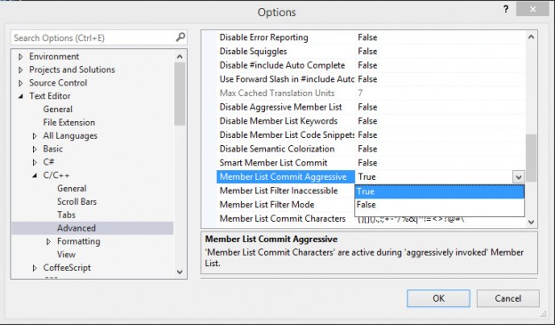 Aggressive commit of Intellisense suggestions in Visual Studio | Le ...